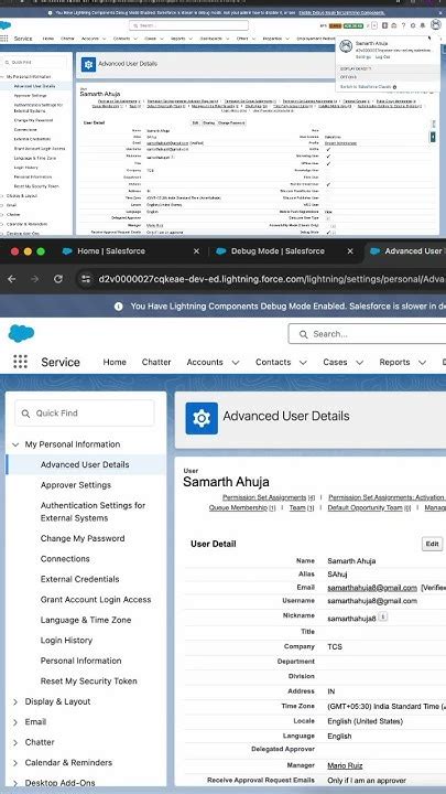 Enable Lightning Component Debug Mode In Salesforce Javascript Lwc