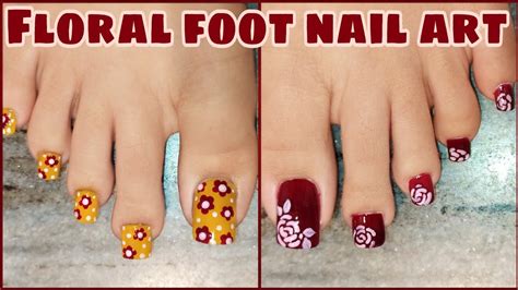 Pretty Floral Foot Nail Art Ideas Toe Nail Art Nd Nail Delights