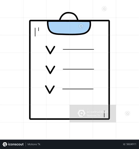 Notepad Animation By Motions Tk Lottiefiles