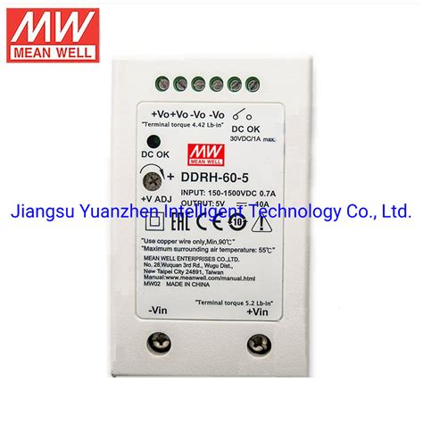 mean well ddrh 60 12 12v output voltage converter ultra wide input