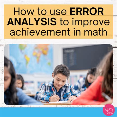 raise achievement in math using error analysis jumping elephant math