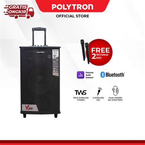 Polytron Speaker Aktif Portable Pas Pro12f7 Lazada Indonesia