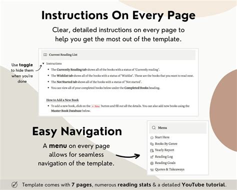 notion reading tracker template notion reading journal book tracker