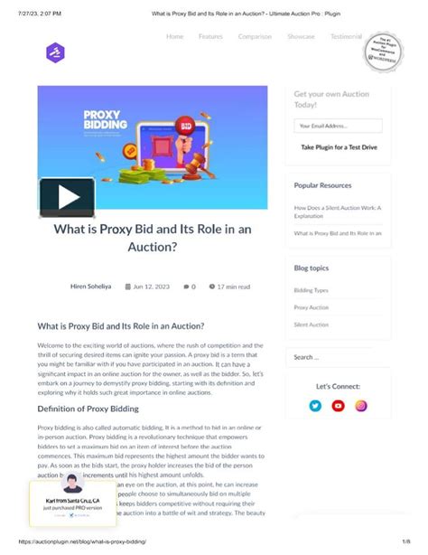 Ppt What Is A Proxy Bid Powerpoint Presentation Free To Download