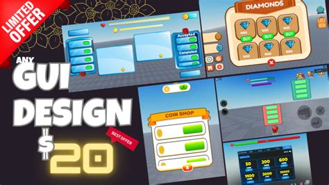 Make Animated Roblox Gui And Script It By Ridmitz Fiverr