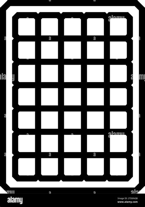 Module Solar Panel Line Icon Vector Illustration Stock Vector Image And Art Alamy