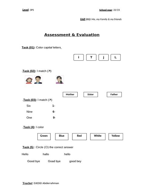 Assassment Evaluation U01 Pdf