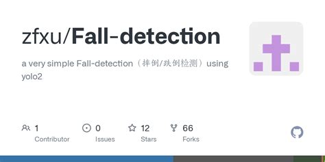 GitHub zfxu Fall detection a very simple Fall detection摔倒 跌倒检测using yolo