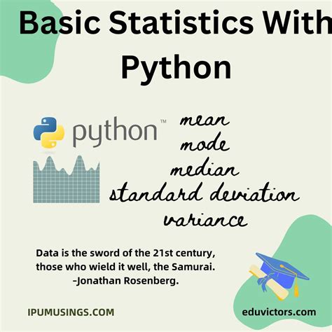 Basic Statistics With Python Data Science Python Ipumusings