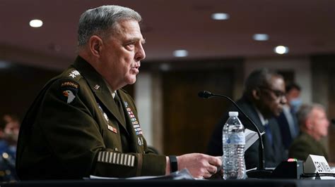 Under Fierce Republican Attack Us General Mark Milley Defends Calls