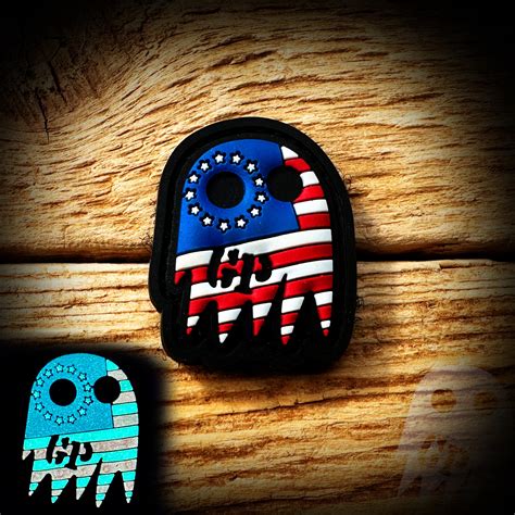 Betsy Ross Flag Boomer Glow In The Dark Ghost Patch