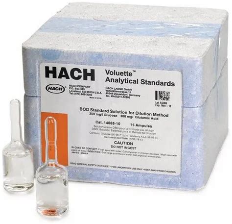 Hach Liquid Bod Test Reagents For Industry Packaging Type Bottle At
