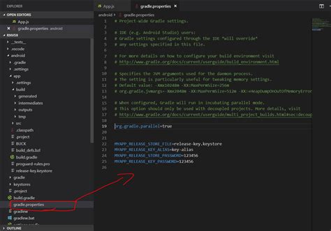 React Native Generate Release Apk Through Windows Command Prompt