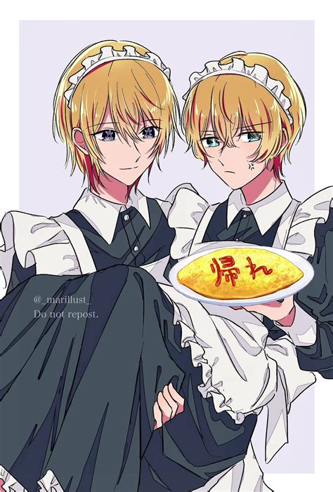 Hoshino Aquamarine And Kamiki Hikaru Oshi No Ko Drawn By Marillust Danbooru