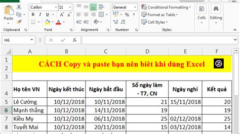 Cách Copy Paste Nhiều Dòng Trong Excel Đầy Đủ Nhất