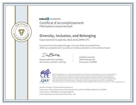 Imane Fechtali On Linkedin Certificate Of Completion