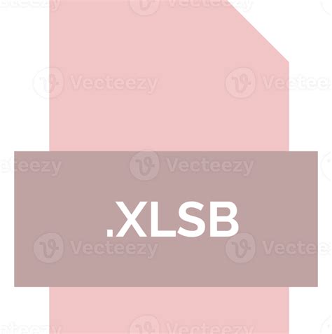 Xlsb File Extension Icon Fill Crisp Corners With Symbol Illustration