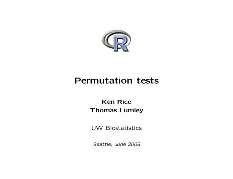 permutation tests r word文档在线阅读与下载 无忧文档