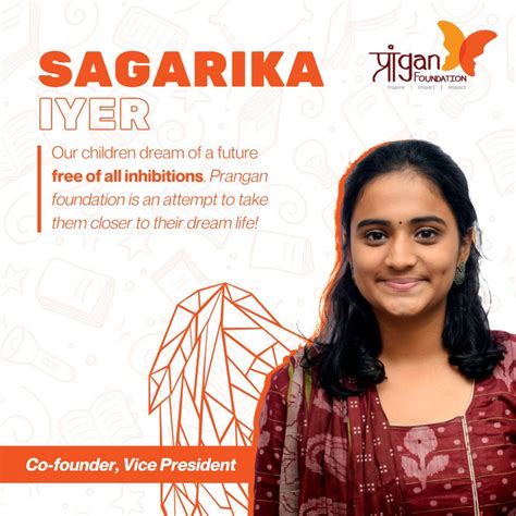 Meet Multi Talented Sagarika Iyer Co Founder Vice President Of Prangan Foundation Tanmay Mulgund