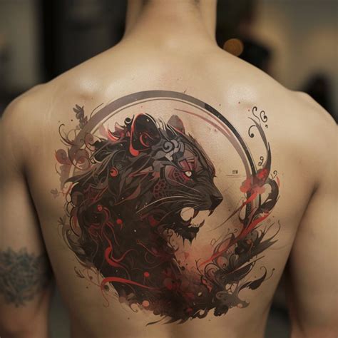 Black Panther Tattoo Design Download High Resolution Digital Art Png