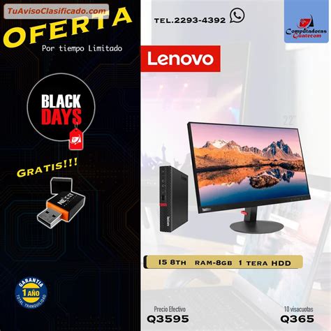 Computadora Core I5 8tava Generacion Computación E Informática