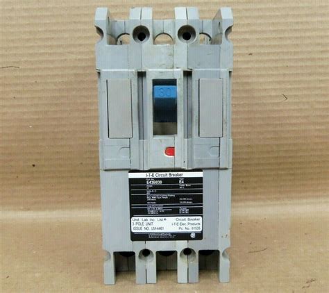New Ite Siemens E4 E43b030 3 Pole 30 Amp 480 V Gray Circuit Breaker Nto