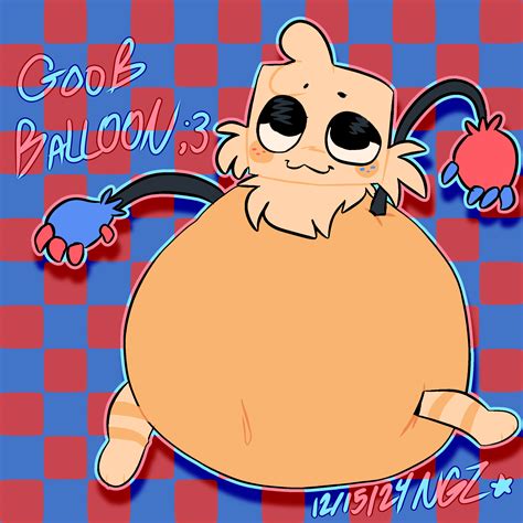 Rule 34 3 Balloon Balls Checkered Background Dandys World Dumb Face
