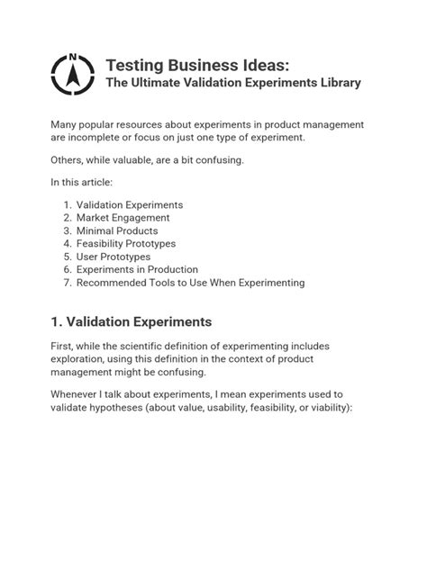 Testing Business Ideas Pdf Usability Prototype