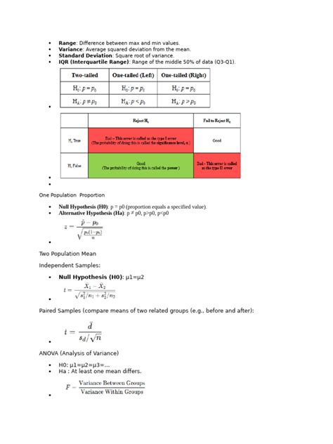 Cheat Sheet Final Exam Stat 207 Pdf