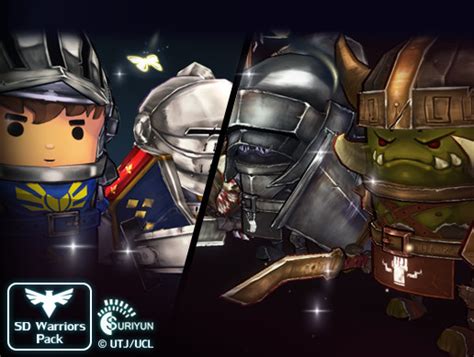 Sd Warriors Pack Characters Unity Asset Store