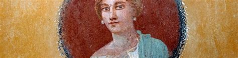 Woman On Roman Wall Fresco Imperium Romanum