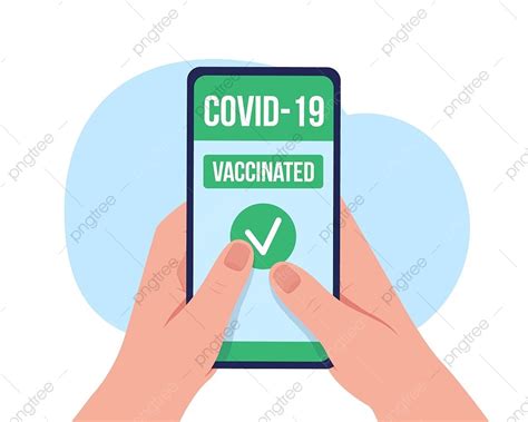 모바일 예방 접종 여권 2d 벡터 격리 된 그림 감염병 세계적 유행 신청 편물 Png 일러스트 및 벡터 에 대한 무료 다운로드 Pngtree