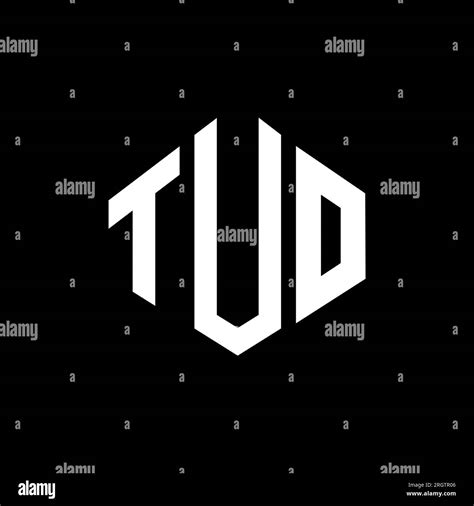 Tuo Letter Logo Design With Polygon Shape Tuo Polygon And Cube Shape