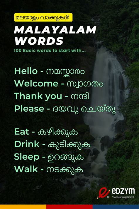 Basic Malayalam Words To Expand Your Malayalam Vocabulary In 2024 English For Beginners