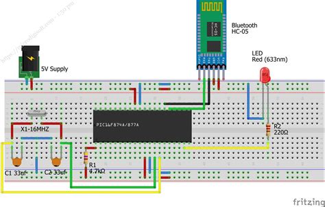 [pic16f877a] interfacing bluetooth module hc 05 with pic