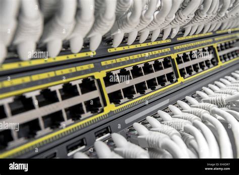 Network Gigabit Smart Switch Stock Photo Alamy