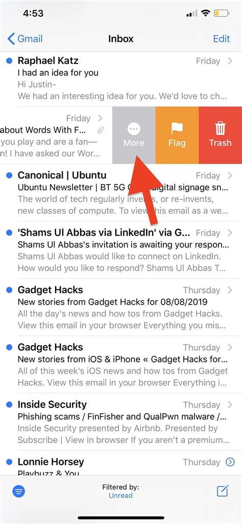 how to mute email conversation threads in ios 13 s mail app to stop