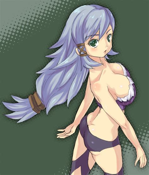 Rule 34 Blue Hair Breasts Cleavage Final Fantasy Final Fantasy