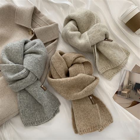 잼빌리지 아르젠떼 멜란지 니트 목도리 겨울 머플러 가을 울 남자목도리 커플목도리 털목도리