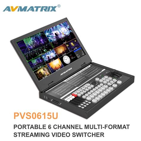 Jual PREORDER AVMATRIX PVS0615U 15 6 Inch Portable 6CH Multi Format Video Streaming Switcher SDI