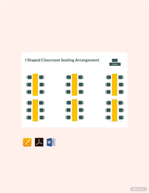 Editable Classroom Seating Chart Templates In Word To Download