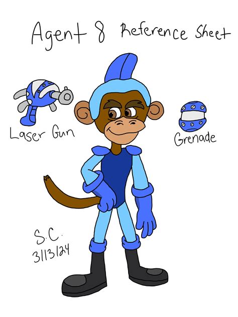 Agent 8 Reference Sheet By Potoroogirl95 On Deviantart