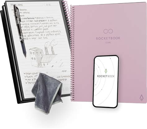 Rocketbook Core Spiral Notebook App Connected Erasable Pages Gearmusthave