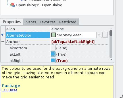 TStringGrid Lazarus Wiki
