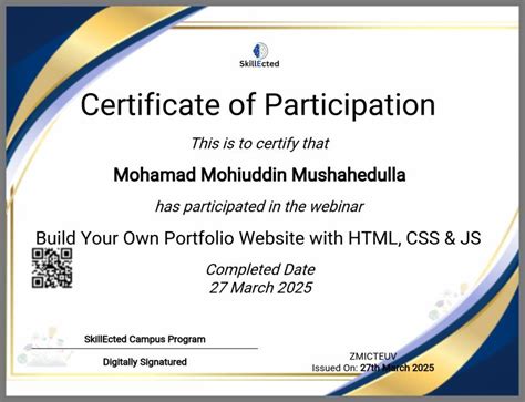 Webdevelopment Html Css Javascript Portfoliowebsite Skillected