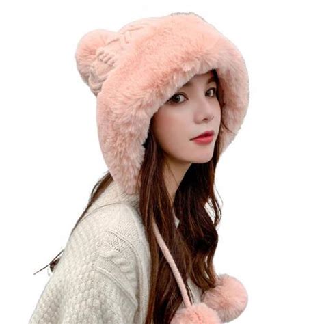 Lady Simple Cute Knitting Cap Female Women Cap Thr Grandado