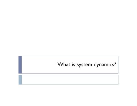 01 Introduction To System Dynamics Pdf