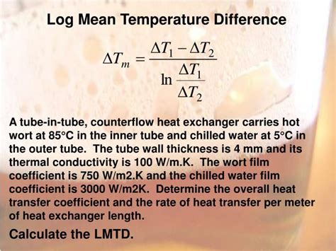 PPT Log Mean Temperature Difference Parallel Flow Counter Flow PowerPoint Presentation ID