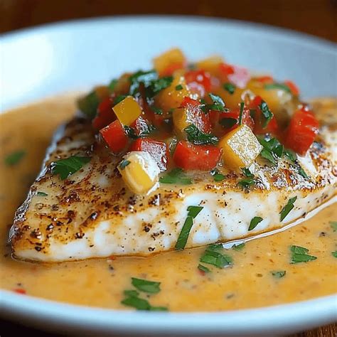 Irresistible Red Snapper With Creamy Creole Sauce Delight