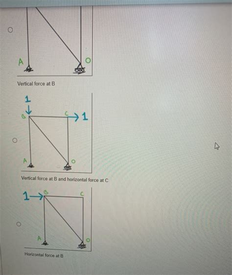 Solved Question 10 Using Virtual Work Which Is The Correct
